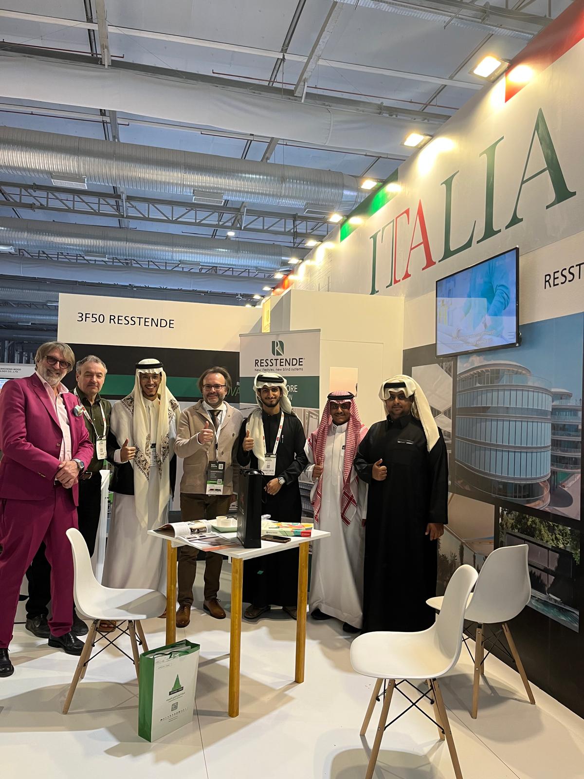 Resstende at Big 5 Construct Saudi: Innovation and Made in Italy in Riyadh